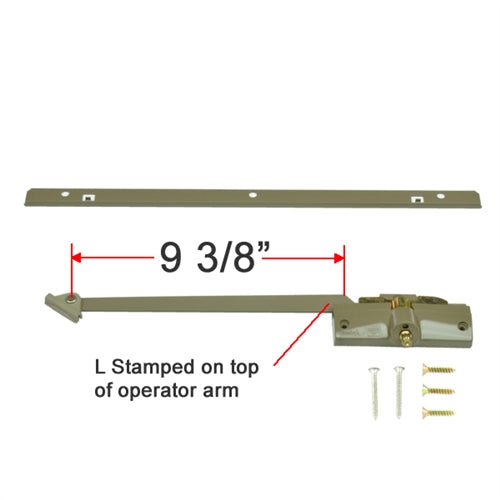 Andersen Straight Arm Operator ( Left Hand ) with 9-3/8 inch Arm Length ...